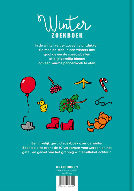Winter zoekboek – Kathleen Amant - Prentenboeken en Educatief Materiaal